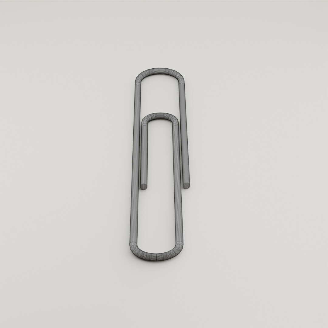 ArtStation - Paper Clip 3D model | Resources