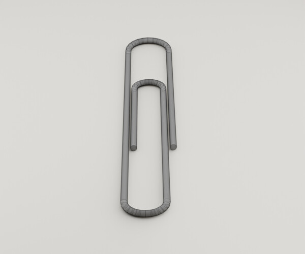 ArtStation - Paper Clip 3D model | Resources
