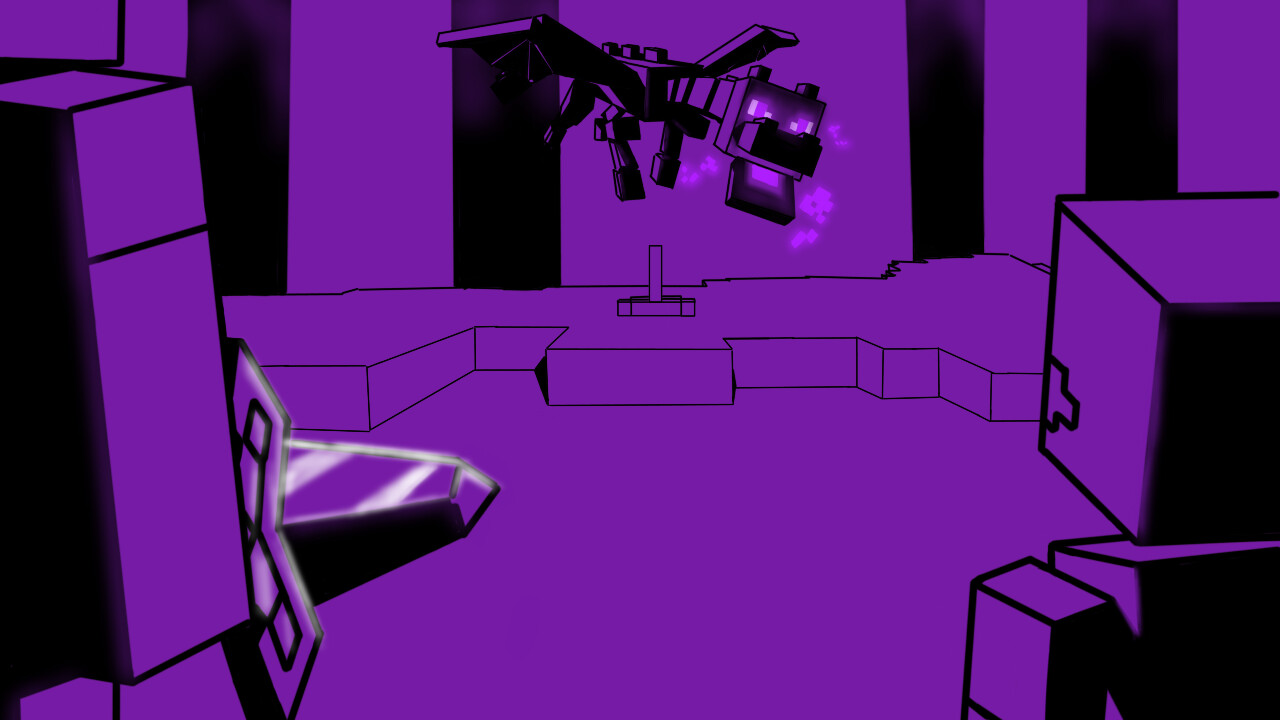 ArtStation - The End? (Minecraft) | Artworks