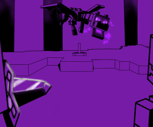 ArtStation - The End? (Minecraft) | Artworks