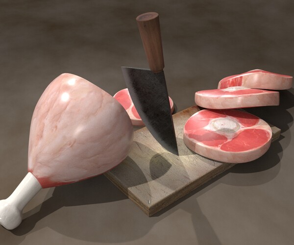 ArtStation - Meat slice | Resources
