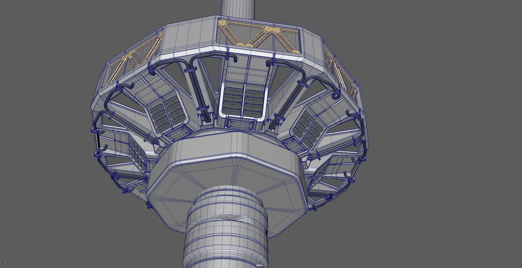 ArtStation - Sci-fi style tower building | Resources