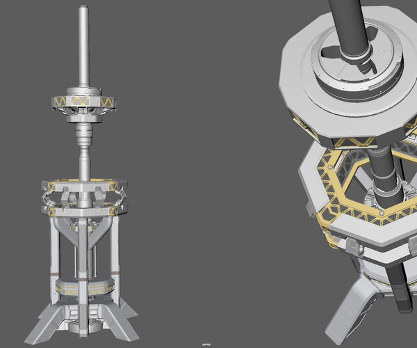 ArtStation - Sci-fi style tower building | Resources