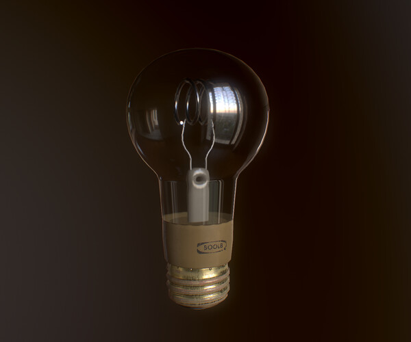ArtStation - Generic Glass Light Bulb | Game Assets