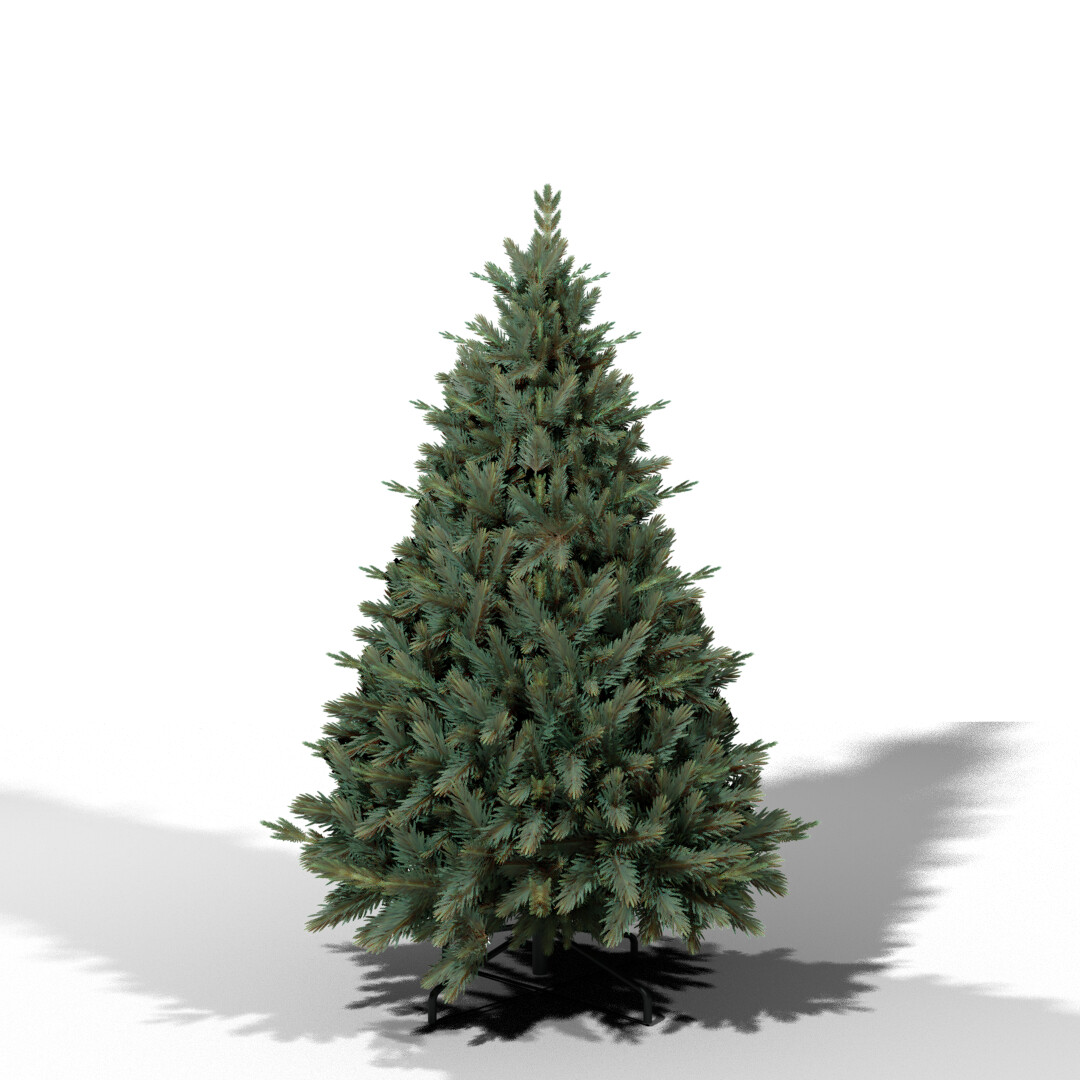 ArtStation - Christmas Trees Pack -(pack of 13) | Game Assets
