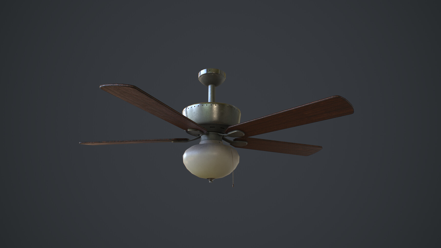 ArtStation - Wooden Ceiling Fan | Game Assets