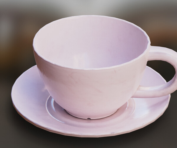 ArtStation - Dirty and Clean Coffee Cup Set | Game Assets