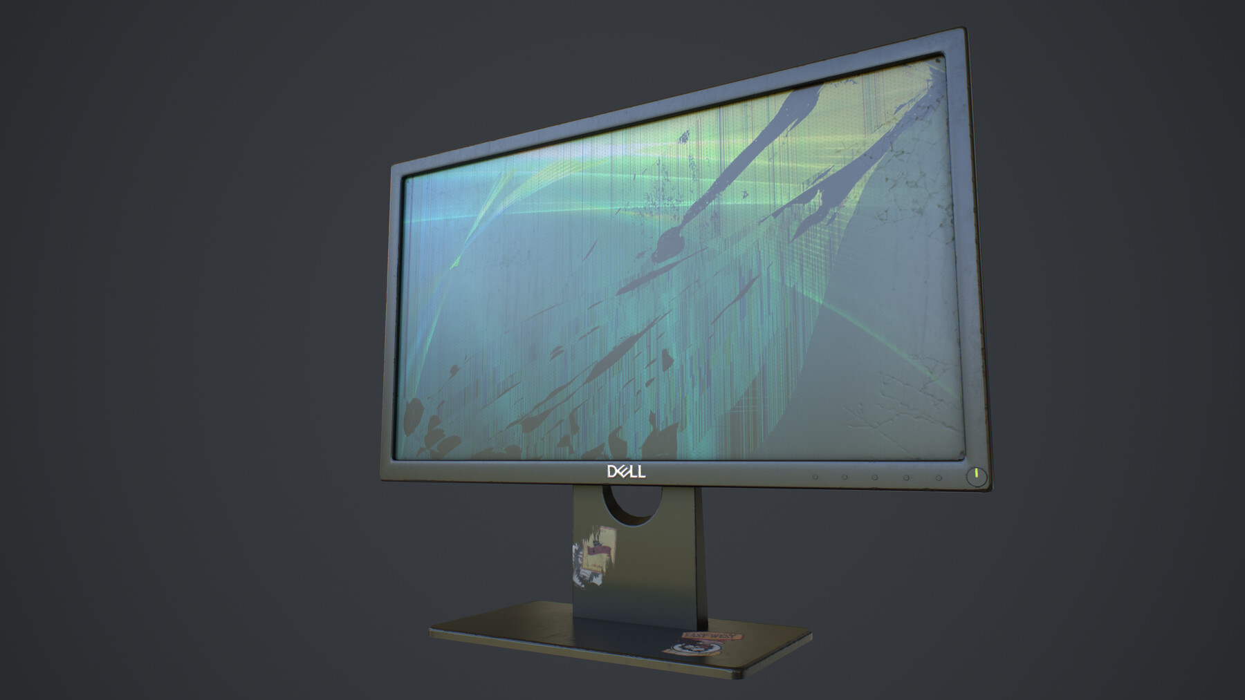ArtStation - Desktop Computer Monitor with Emission | Game Assets