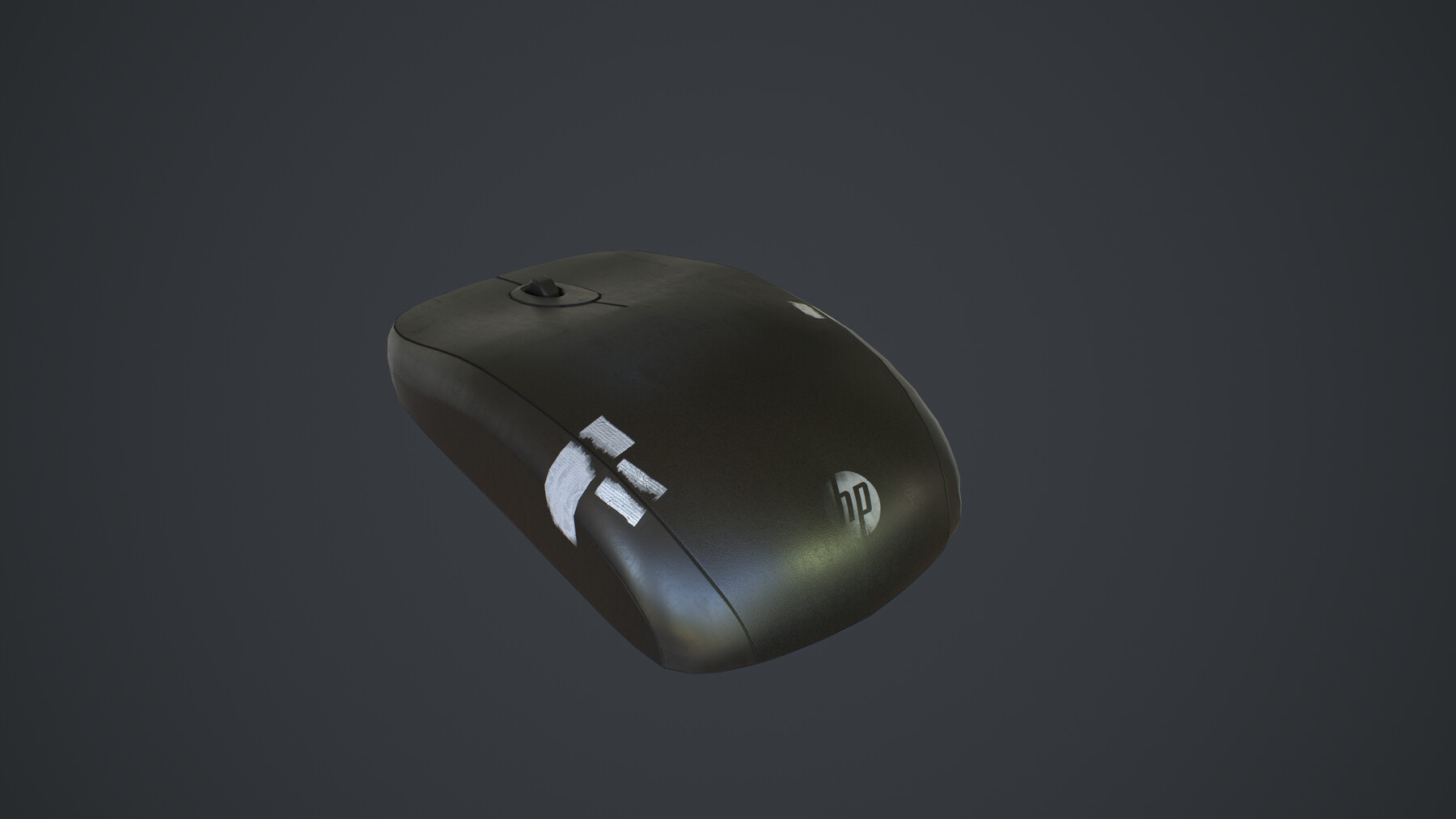 ArtStation - Used Black Computer Mouse | Game Assets