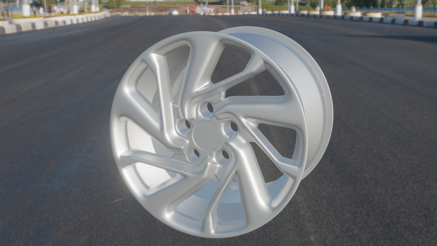 ArtStation - Generic Car Wheel Rim_01 | Game Assets