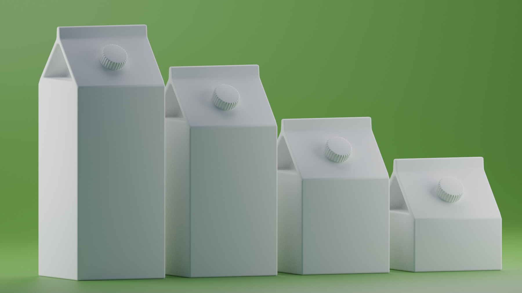 ArtStation - Milk Carton Box Generic Collection | Game Assets