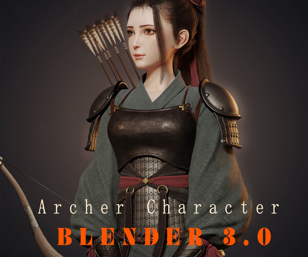 ArtStation - Archer Character Modeling - Blender 3.0 - Full Process ...