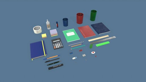 ArtStation - Stationery | Game Assets