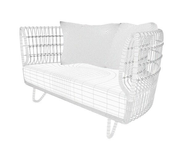 ArtStation - RATTAN CHAIR - MAX SKP BLEND | Game Assets