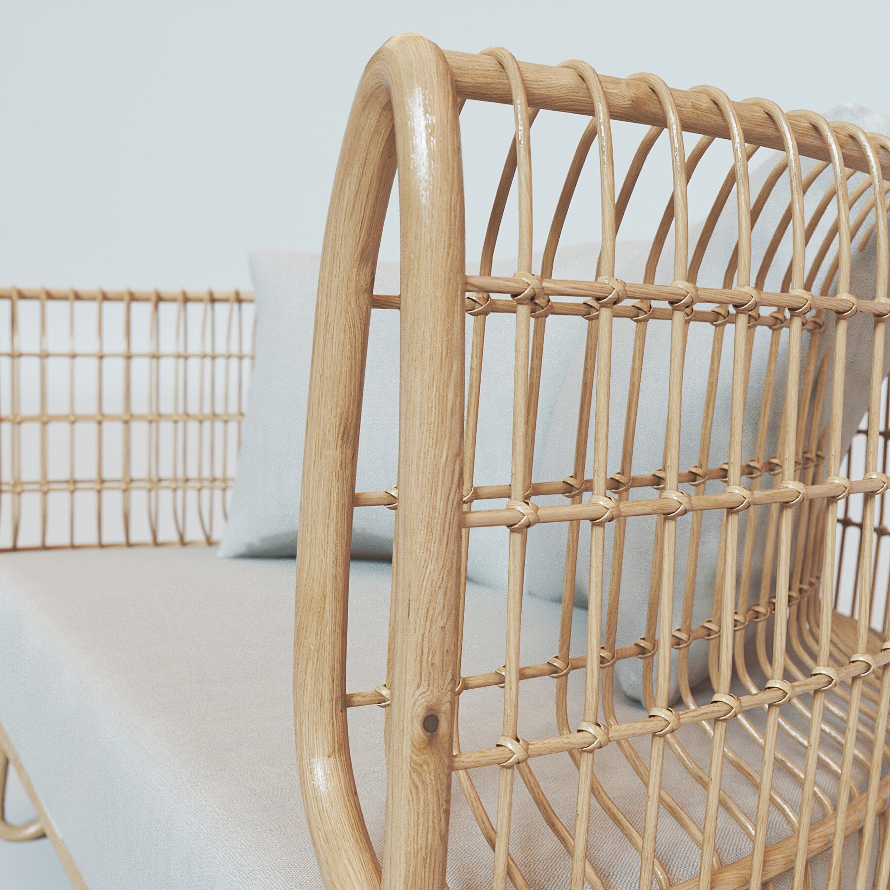 Visualworks Studio - RATTAN CHAIR - MAX SKP BLEND