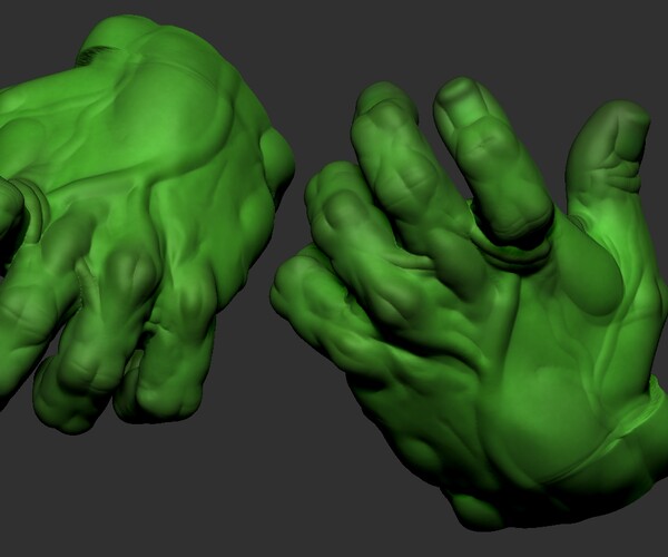 ArtStation - Hulk Hand | Resources