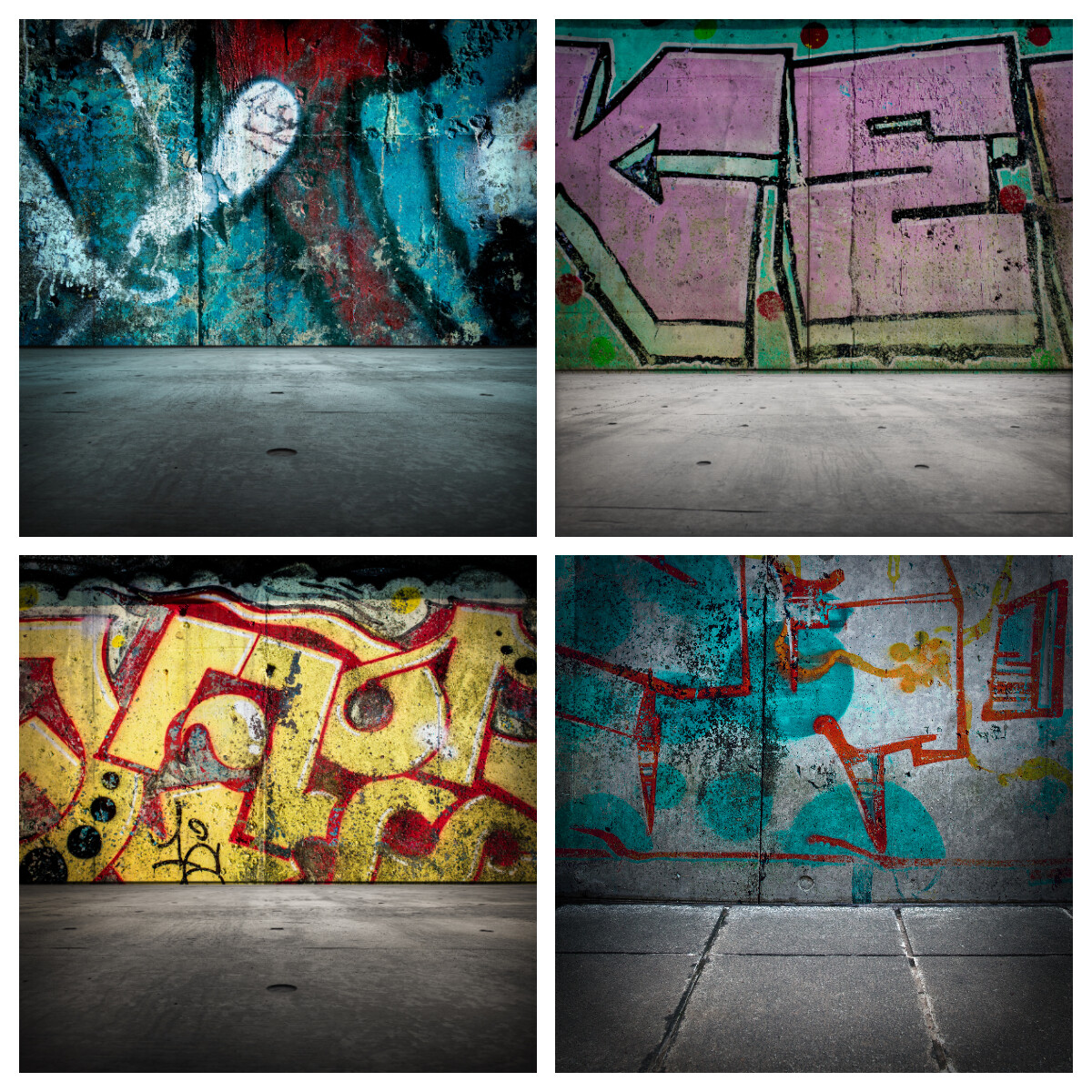 Williams Bonilla - Graffiti Urban Stage Stock 4K image