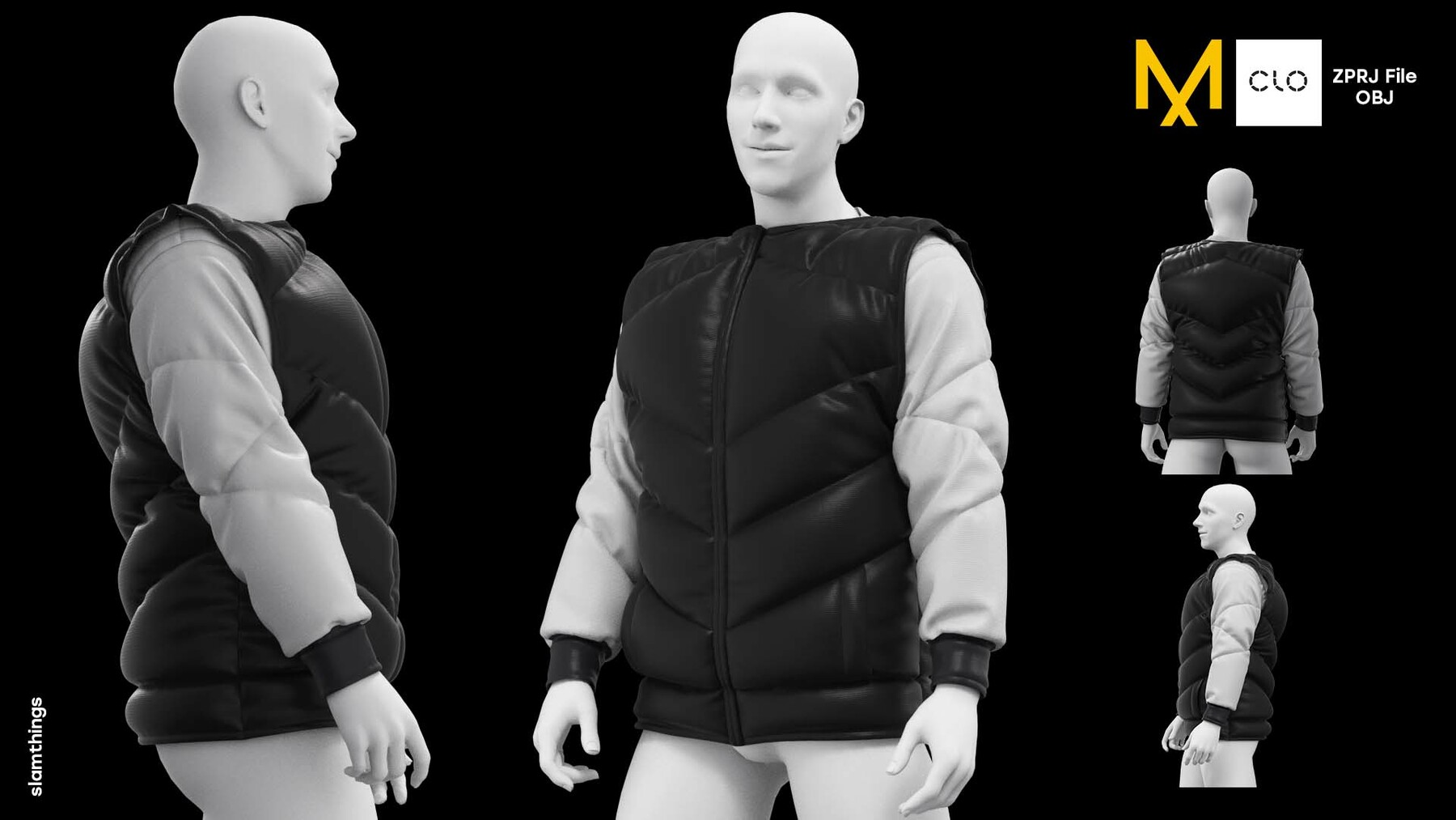 ArtStation - Future Fashion Jackets Pack Vol.1 - Clo3D ...