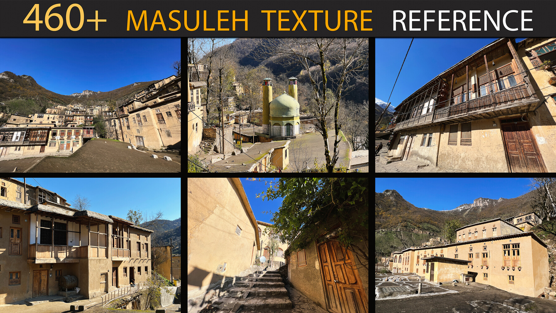 ArtStation - 460+ Masuleh Texturing & Modeling Reference - Village ...