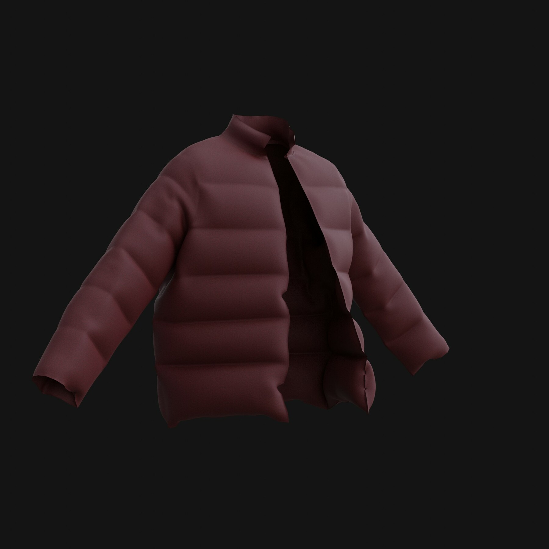 ArtStation - 3D Puffer jacket - Male Winter jacket | Game Assets
