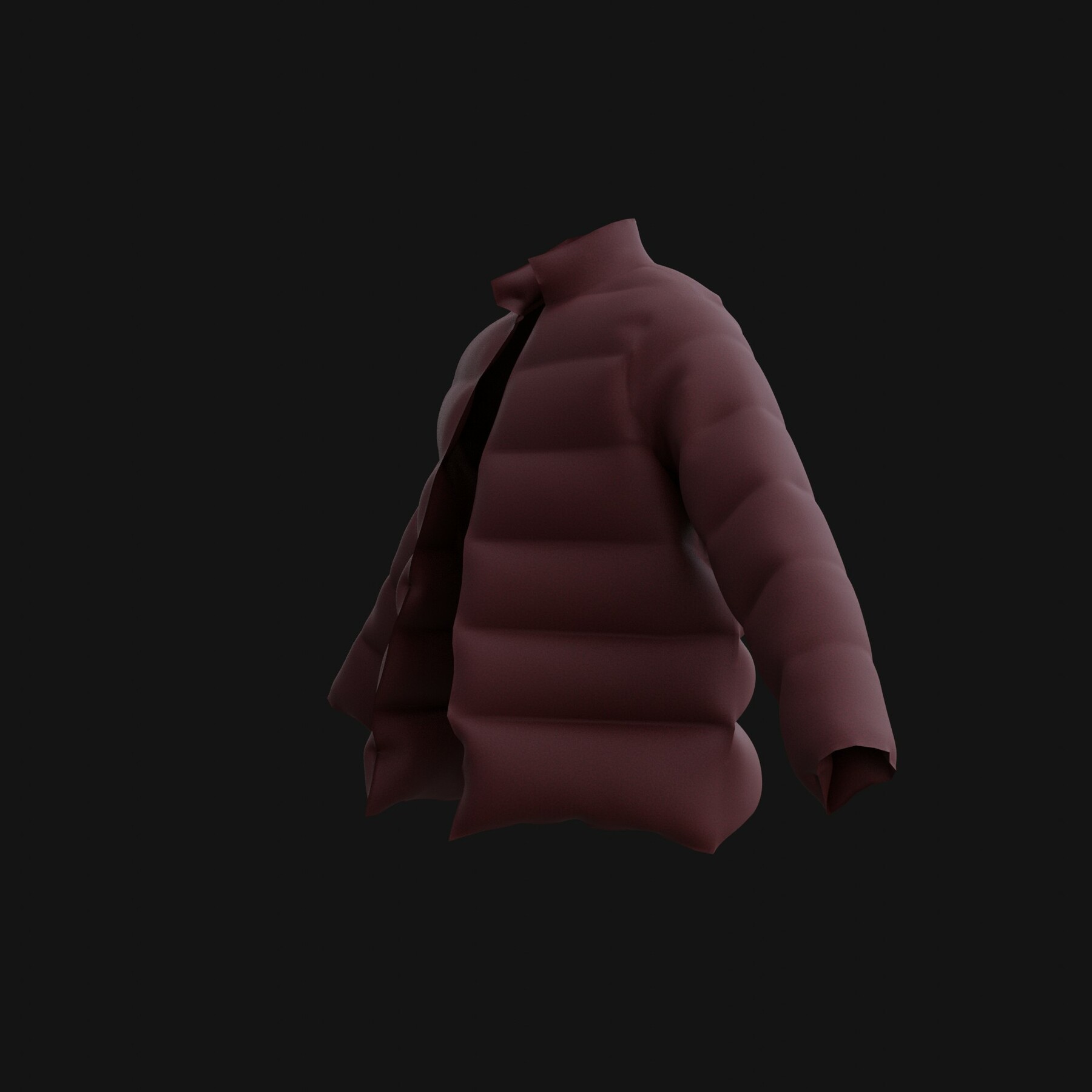 ArtStation - 3D Puffer jacket - Male Winter jacket | Game Assets