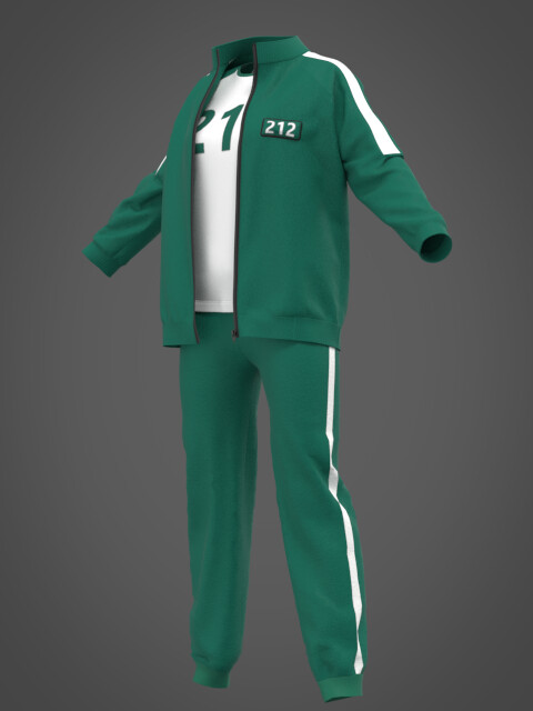 ArtStation - Squid Game (Player's Female Costume) № 067-212-240 | Game ...
