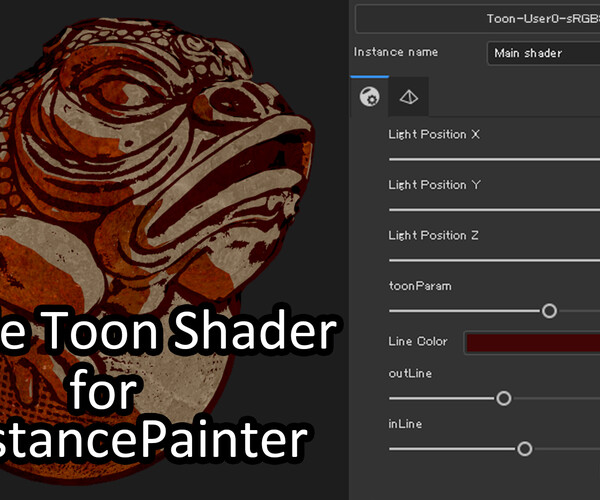 ArtStation - Simple Toon Shader for Substance Painter | Resources