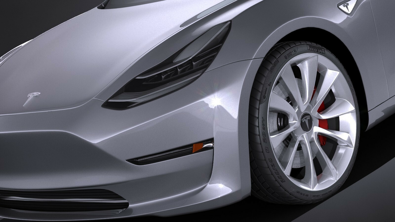 ArtStation - TESLA Model Car | Game Assets