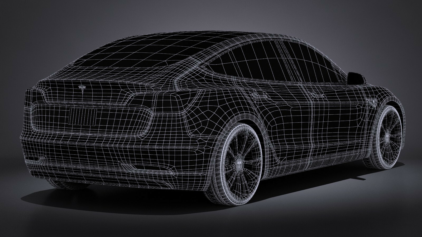 ArtStation - TESLA Model Car | Game Assets