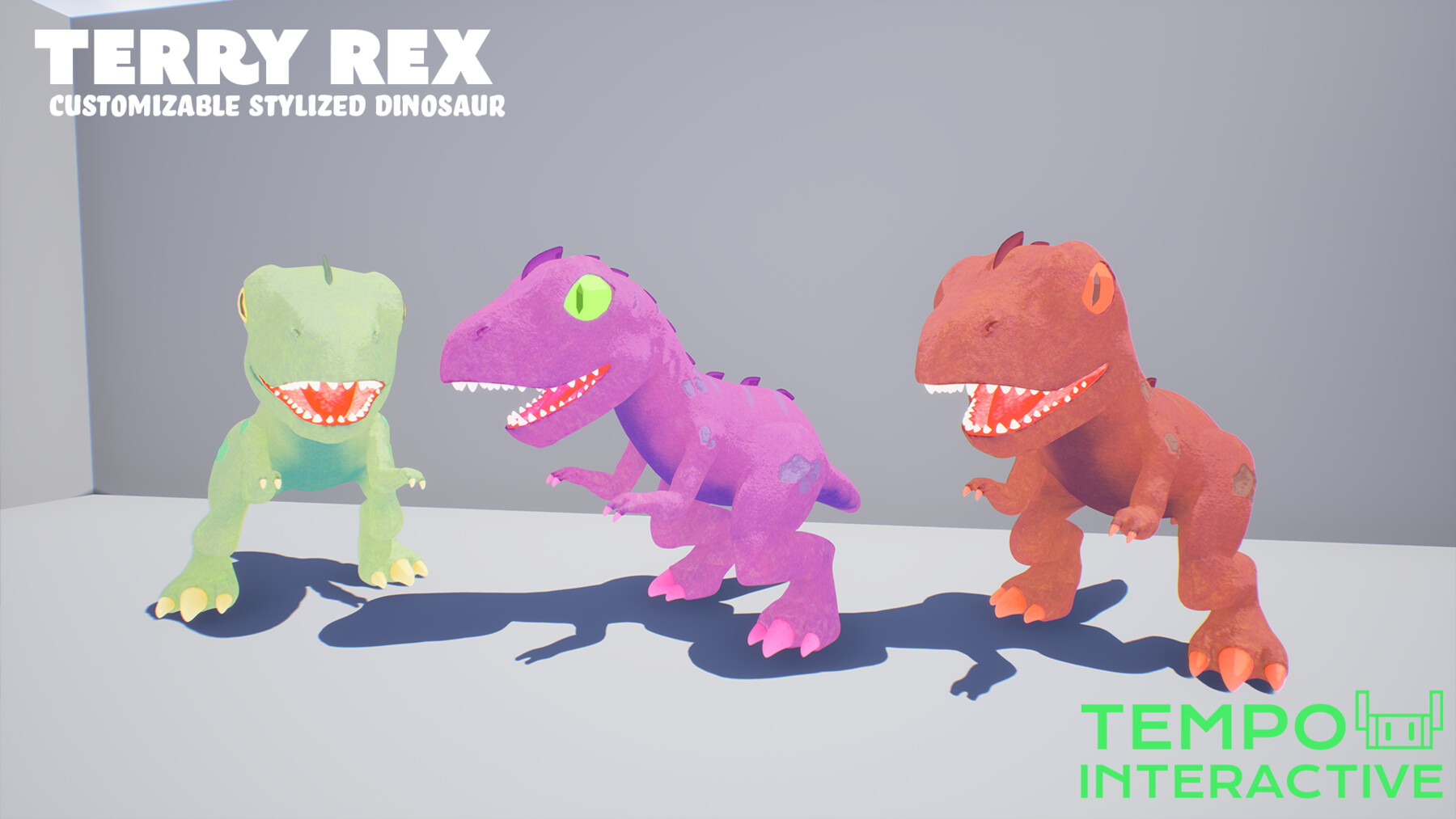 ArtStation - KARL KONG vs TERRY REX | Game Assets