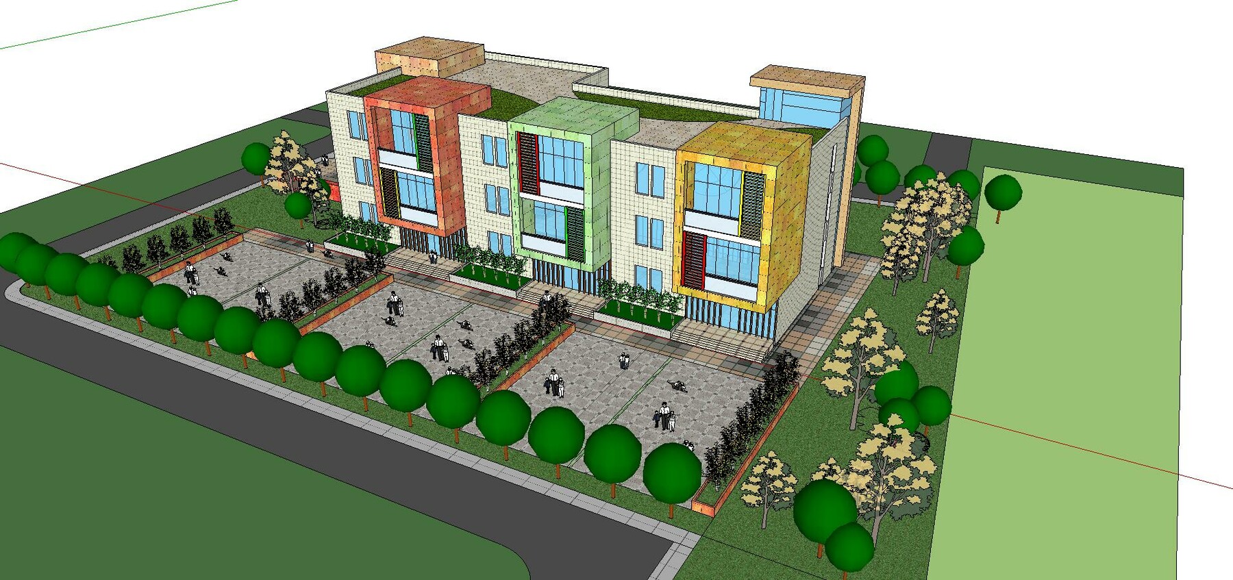 ArtStation - City-Education-Children-Kindergarten-09 | Resources