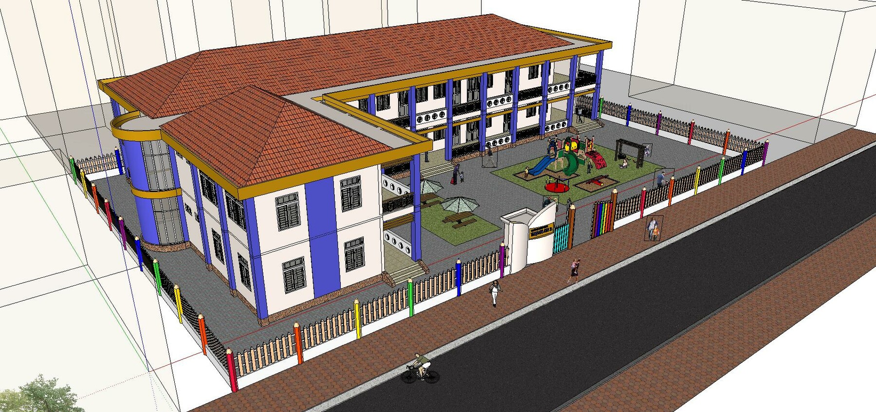 ArtStation - City-Education-Children-Kindergarten-024 | Resources