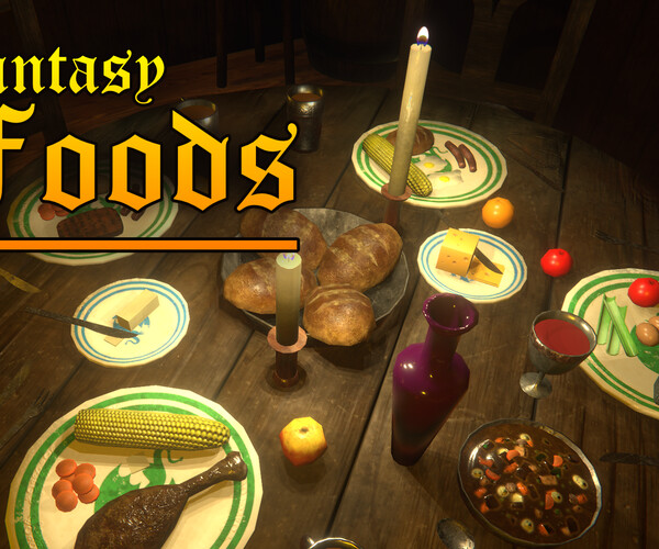ArtStation - Fantasy Foods | Game Assets