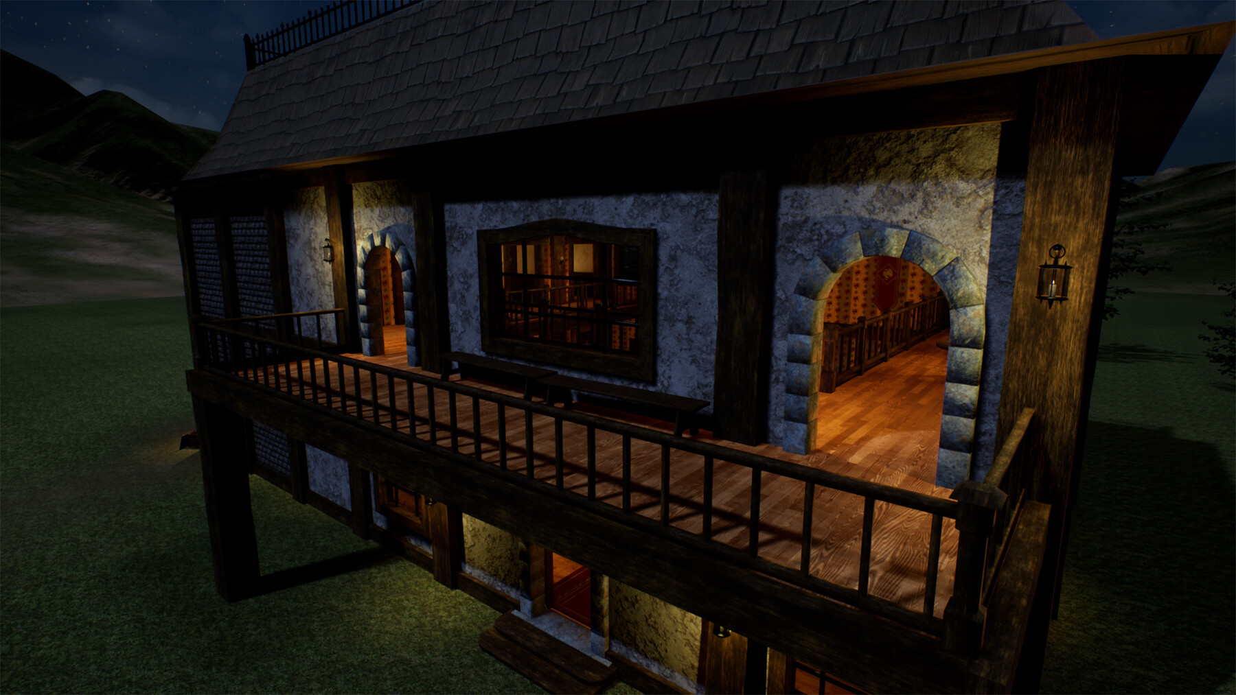 ArtStation - Modular Fantasy Inn | Game Assets