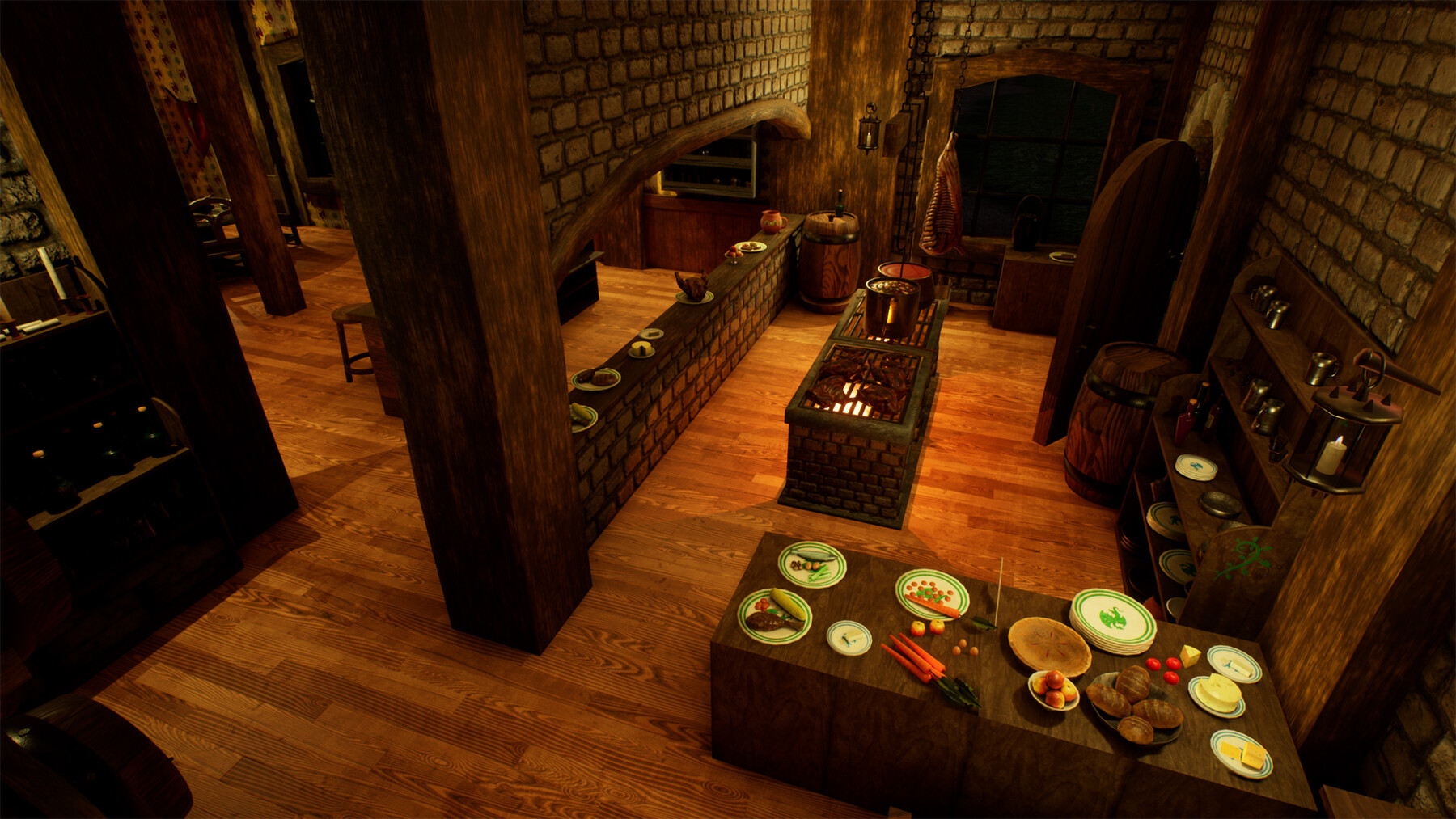 ArtStation - Modular Fantasy Inn | Game Assets