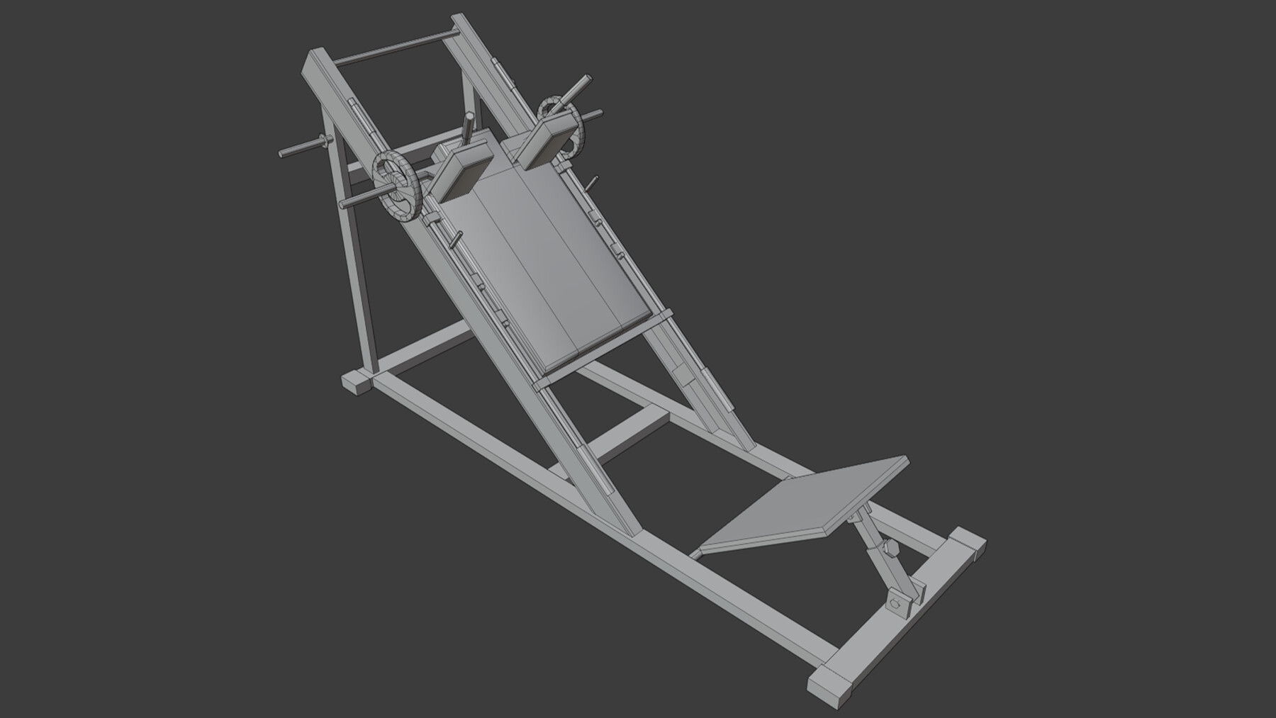 ArtStation - Hack Squat Machine | Game Assets