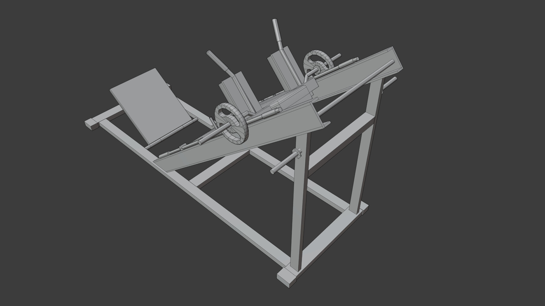 ArtStation - Hack Squat Machine | Game Assets