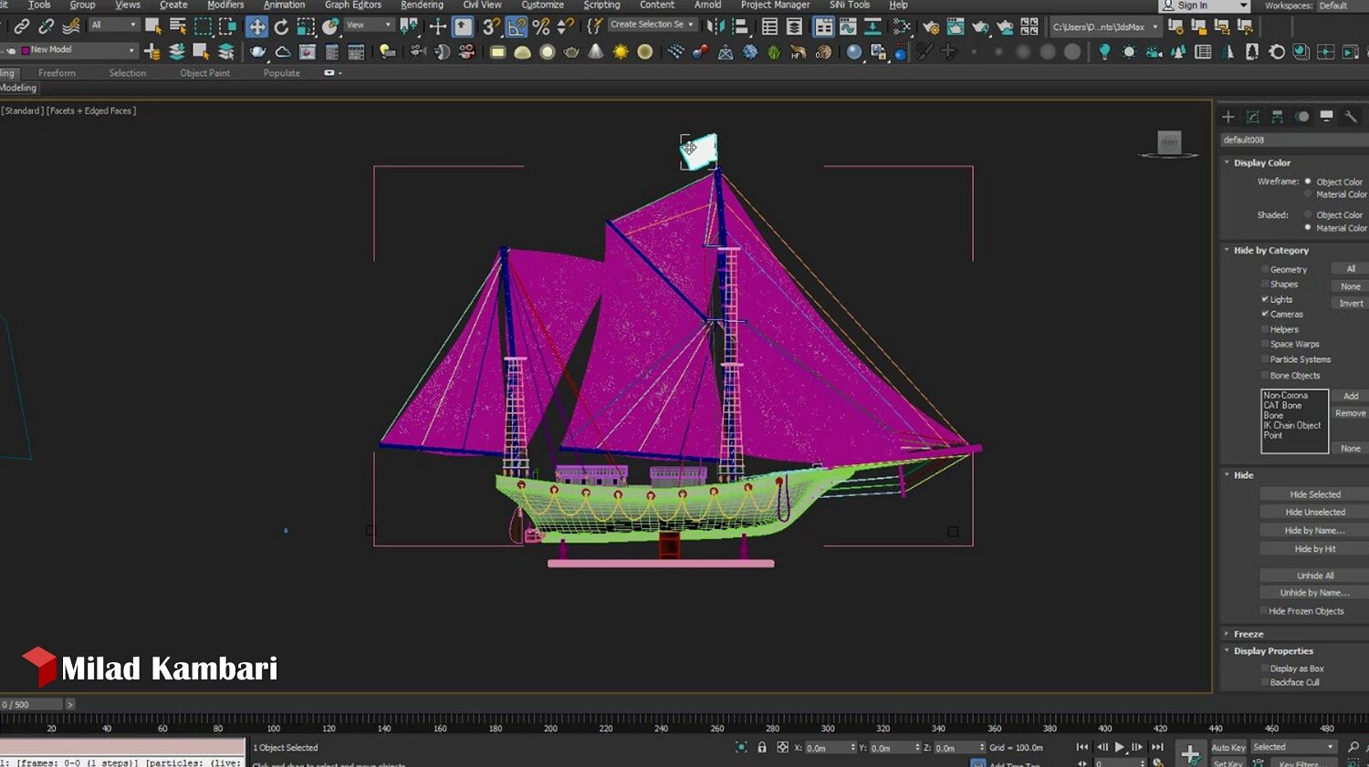 ArtStation - Sailing Boat Tutorial ( Modeling, Texturing, Lighting) | Tutorials