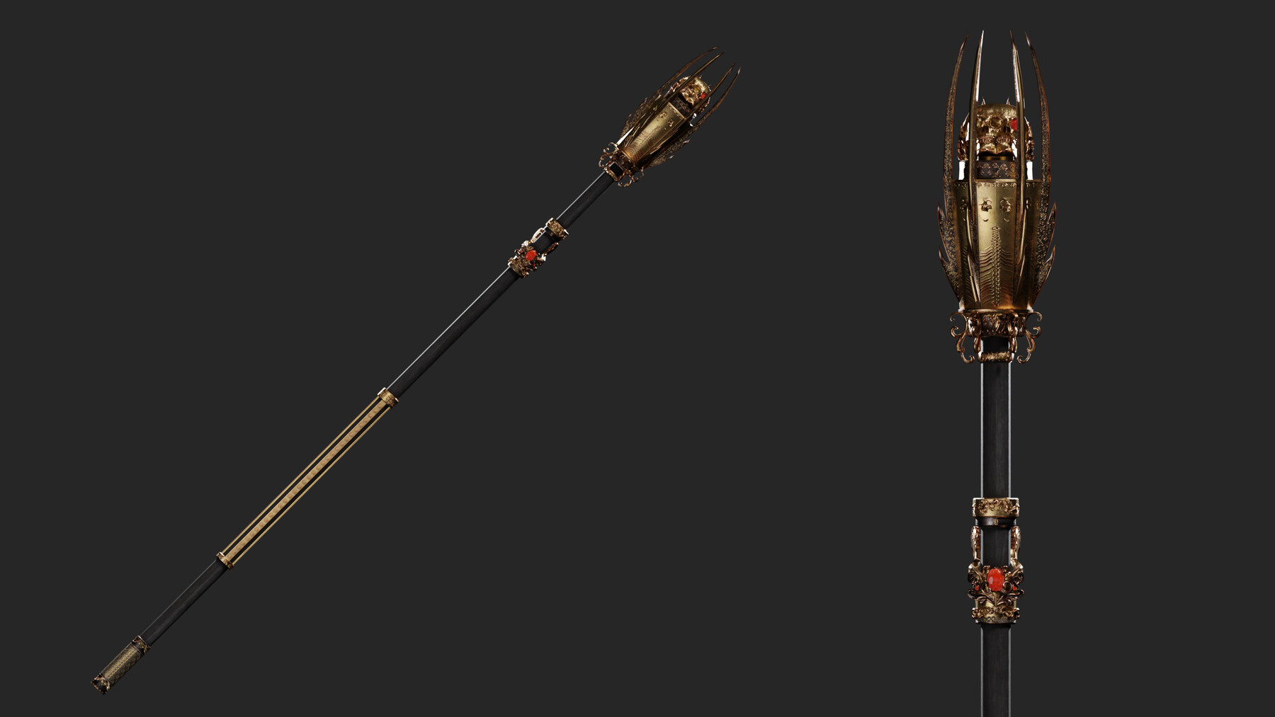 ArtStation - Cursed staff | Game Assets