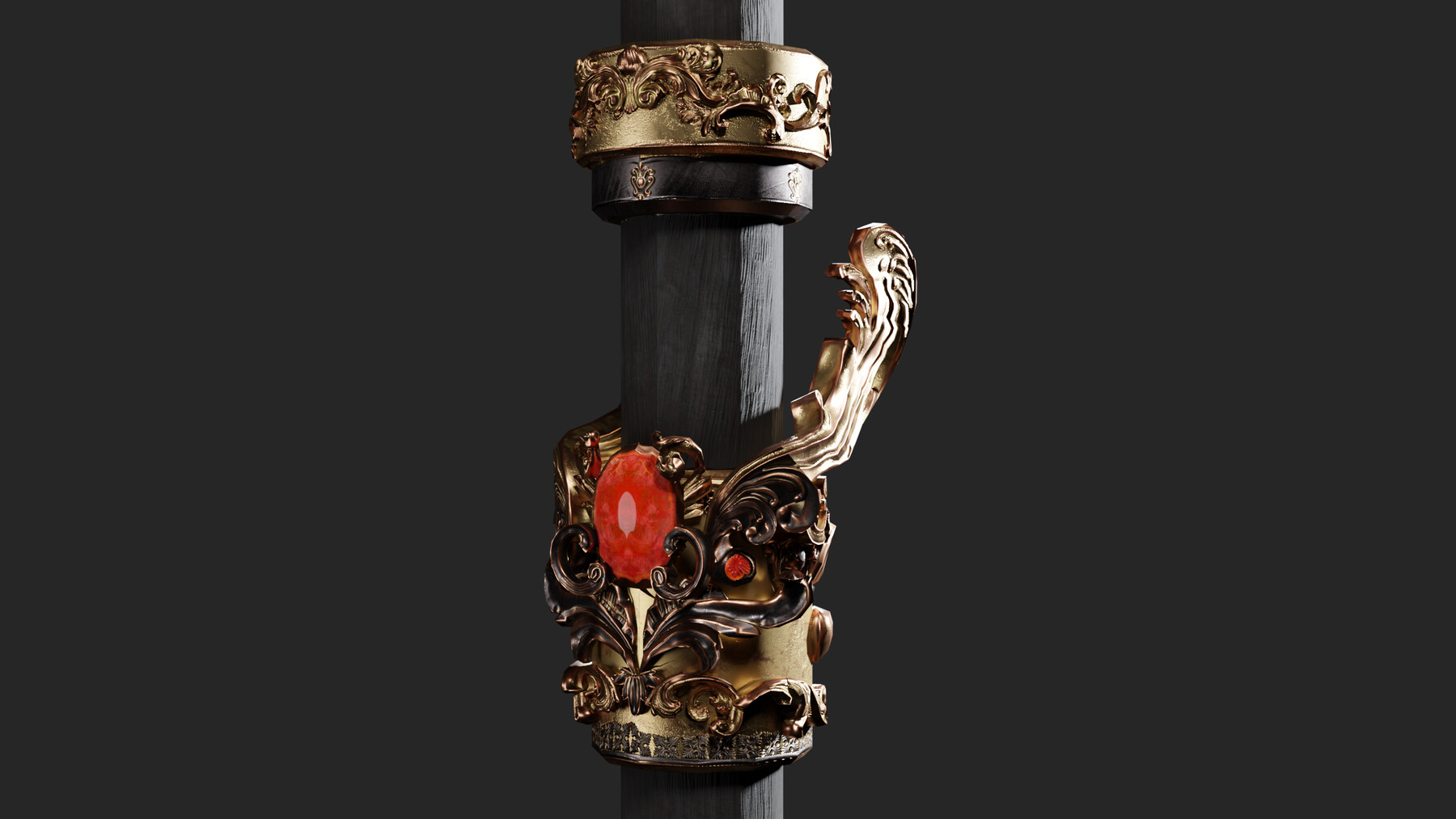 ArtStation - Cursed staff | Game Assets