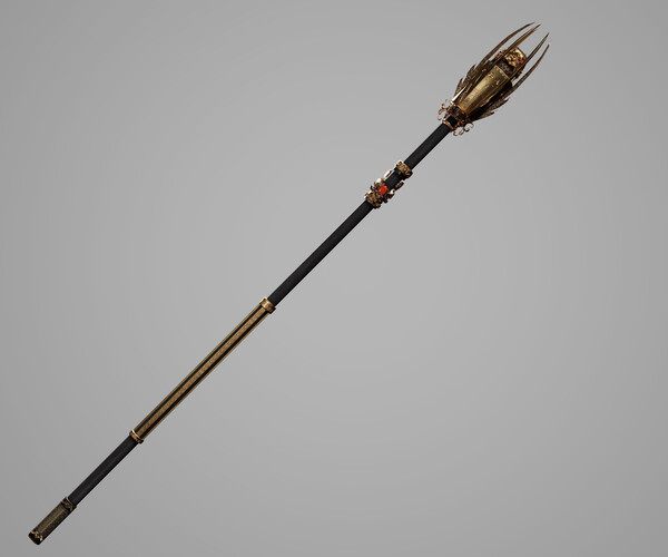 ArtStation - Cursed staff | Game Assets