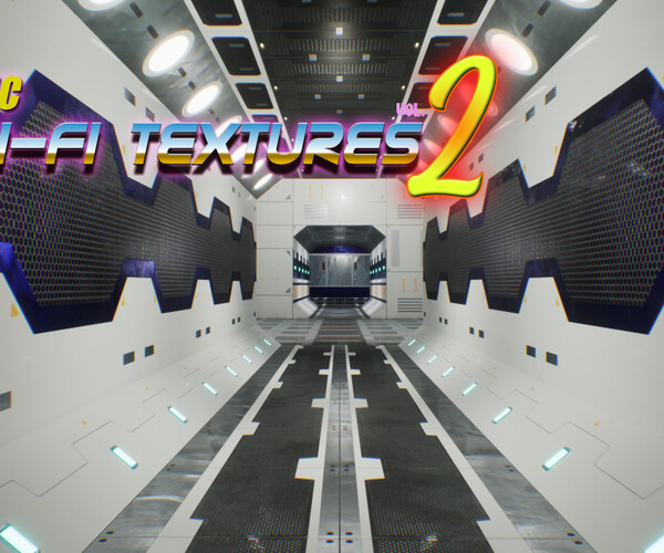 ArtStation - Basic Sci-fi Textures Vol. 2 | Game Assets