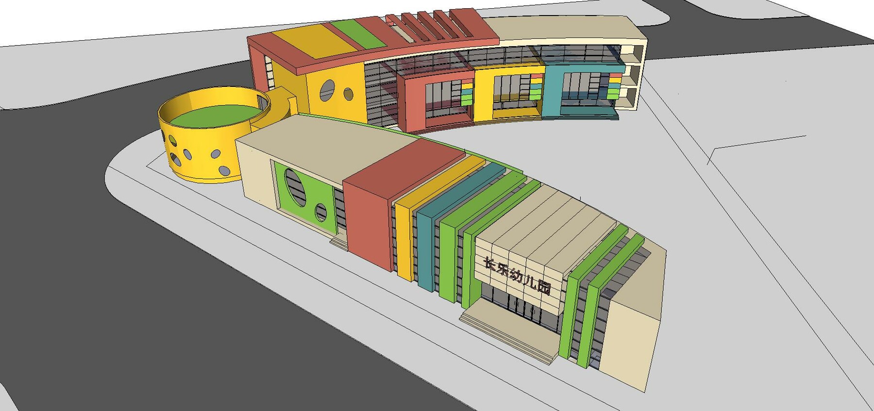 ArtStation - City-Education-Children-Kindergarten-068 | Resources