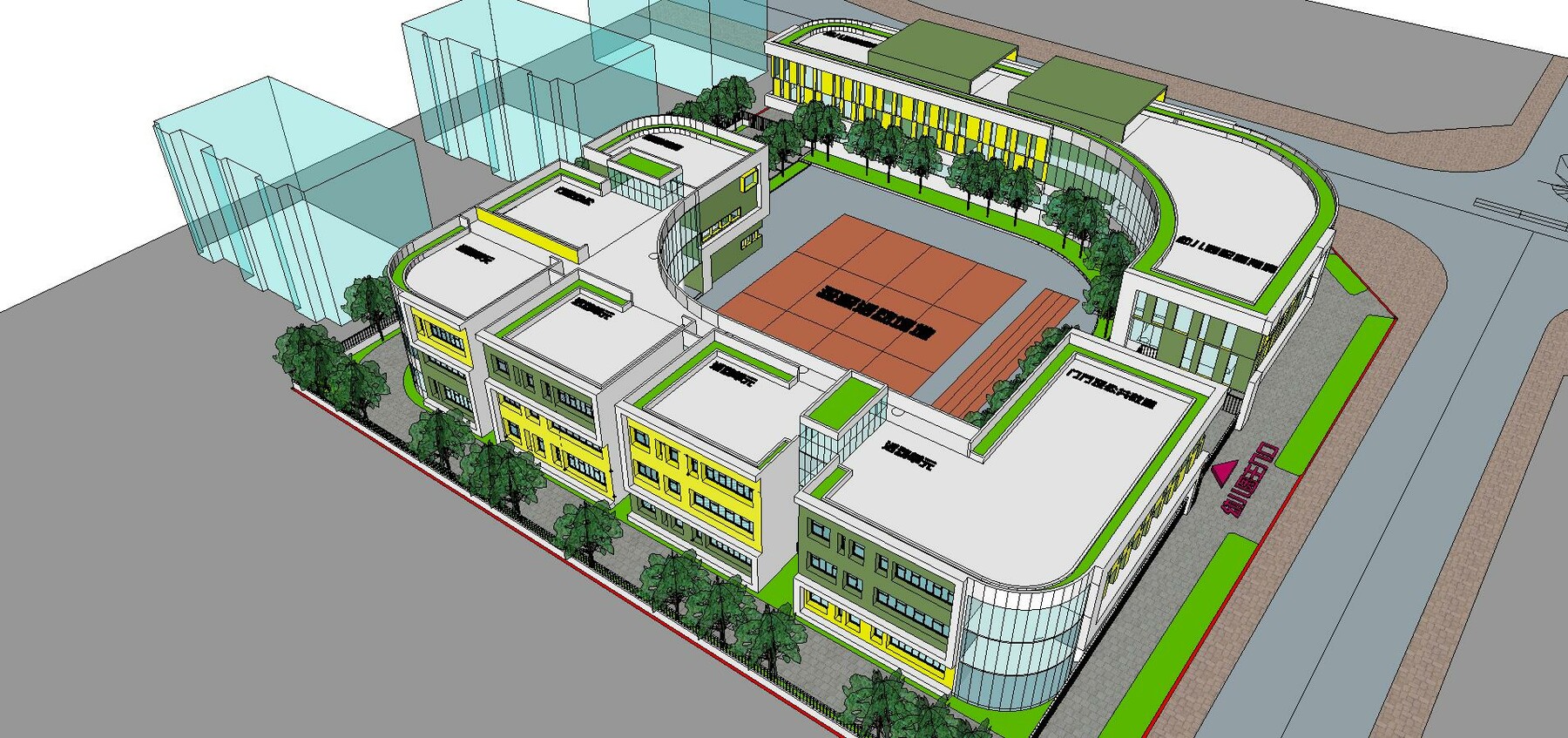 ArtStation - City-Education-Children-Kindergarten-070 | Resources