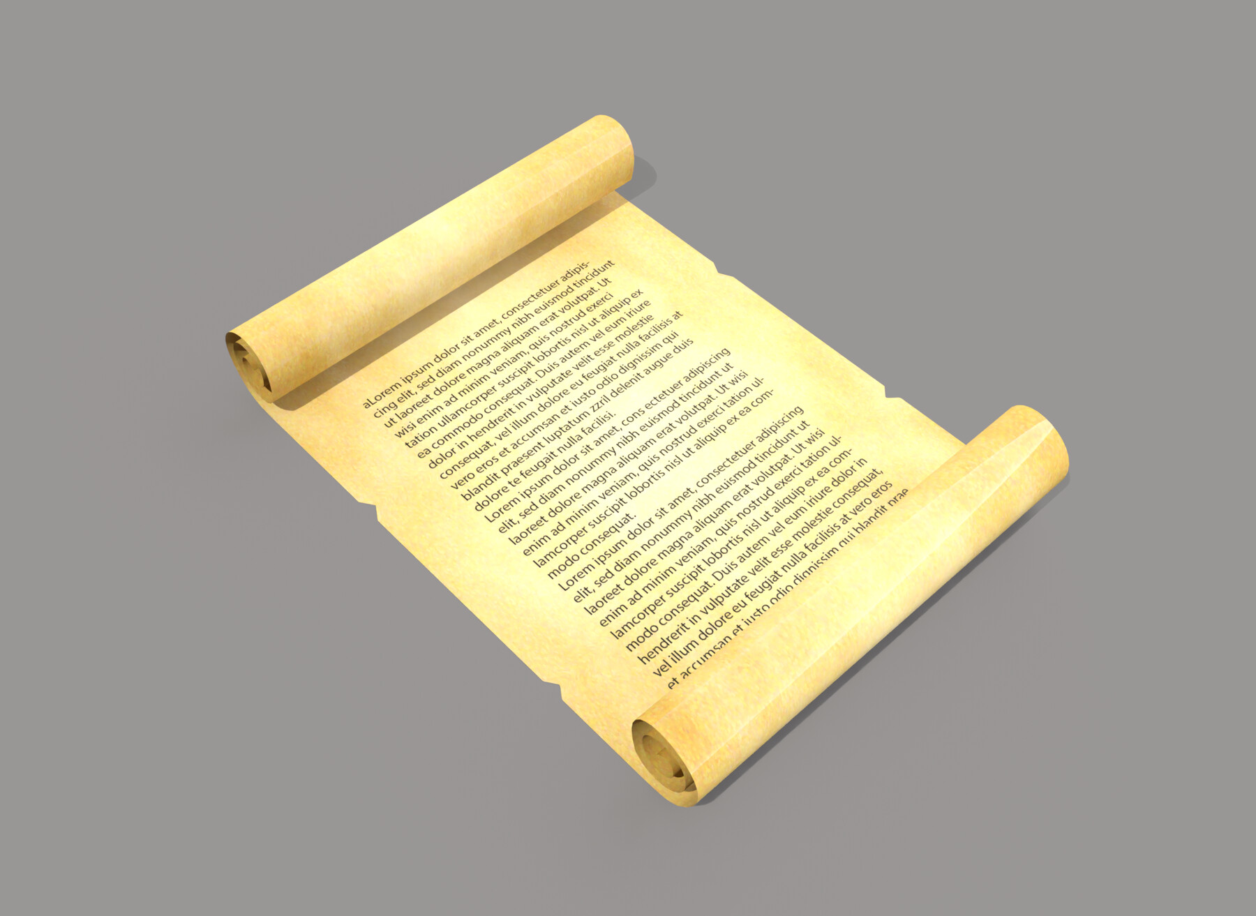 ArtStation - Scroll Double 3D model | Resources