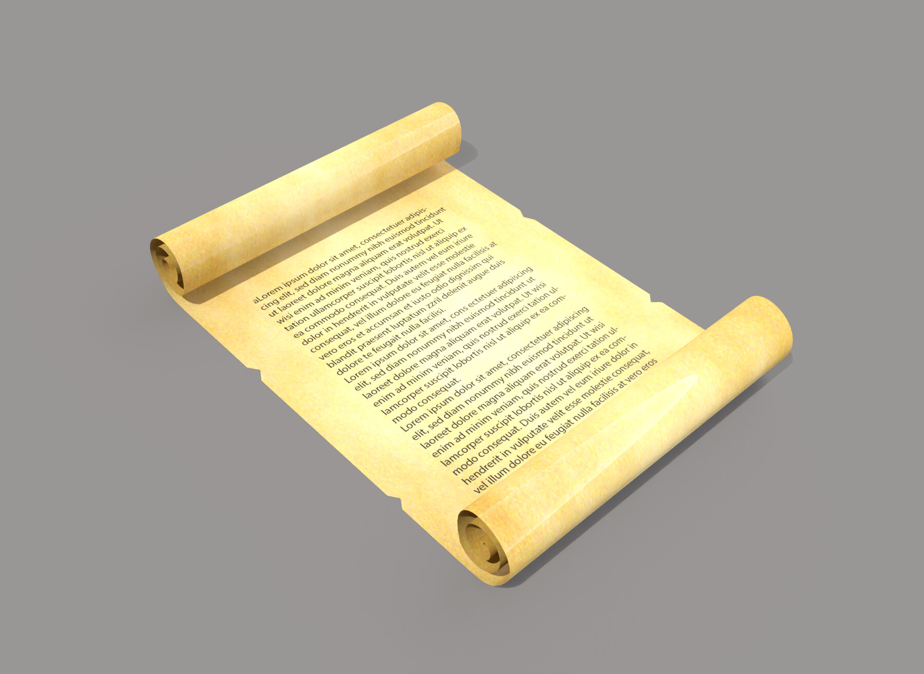 ArtStation - Scroll Double 3D model | Resources