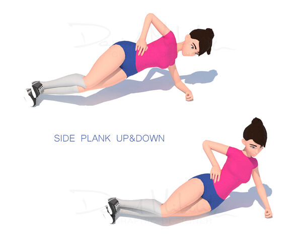 ArtStation - Cartoon Girl Exercise Animation Bundle | Game Assets