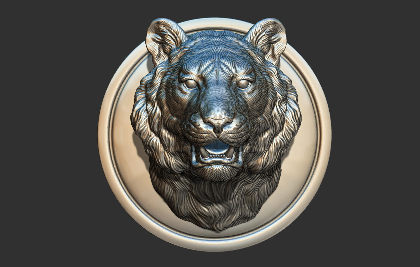 ArtStation - Tiger bust | Resources