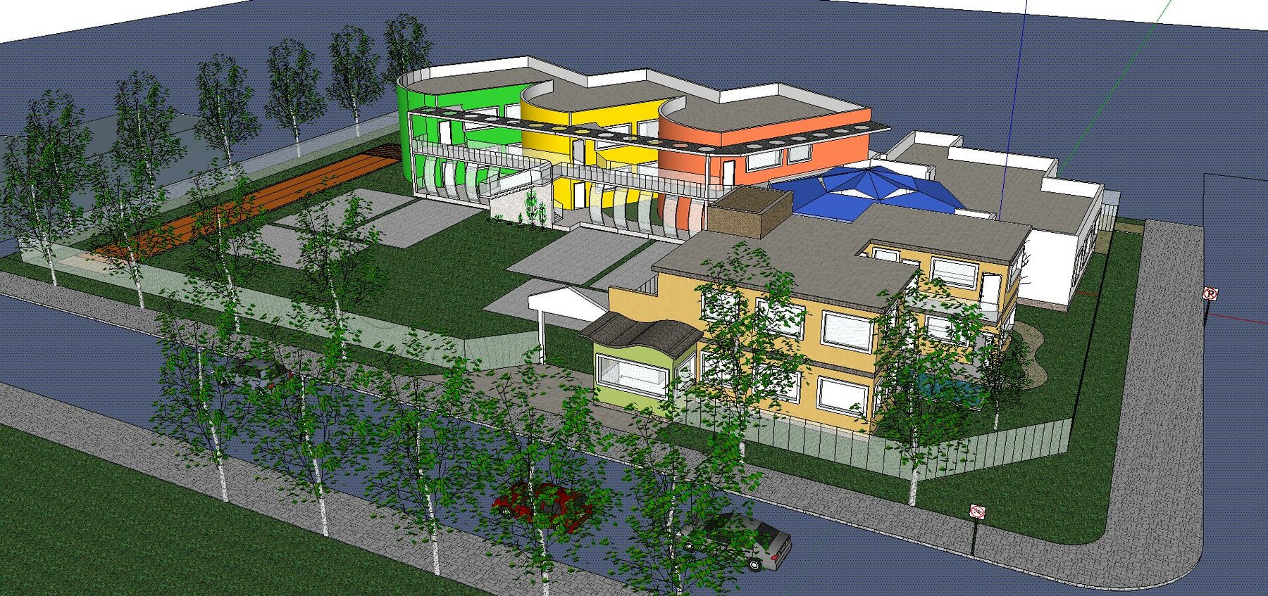 ArtStation - City-Education-Children-Kindergarten-093 | Resources