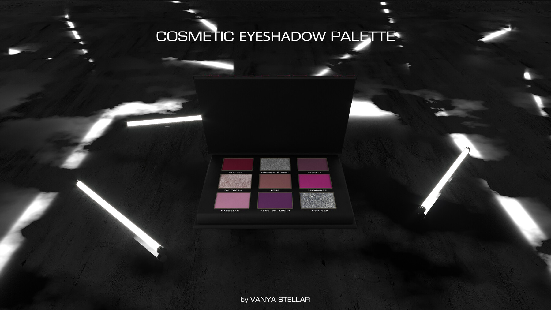 ArtStation - Cosmetic Eyeshadow Palette | Game Assets